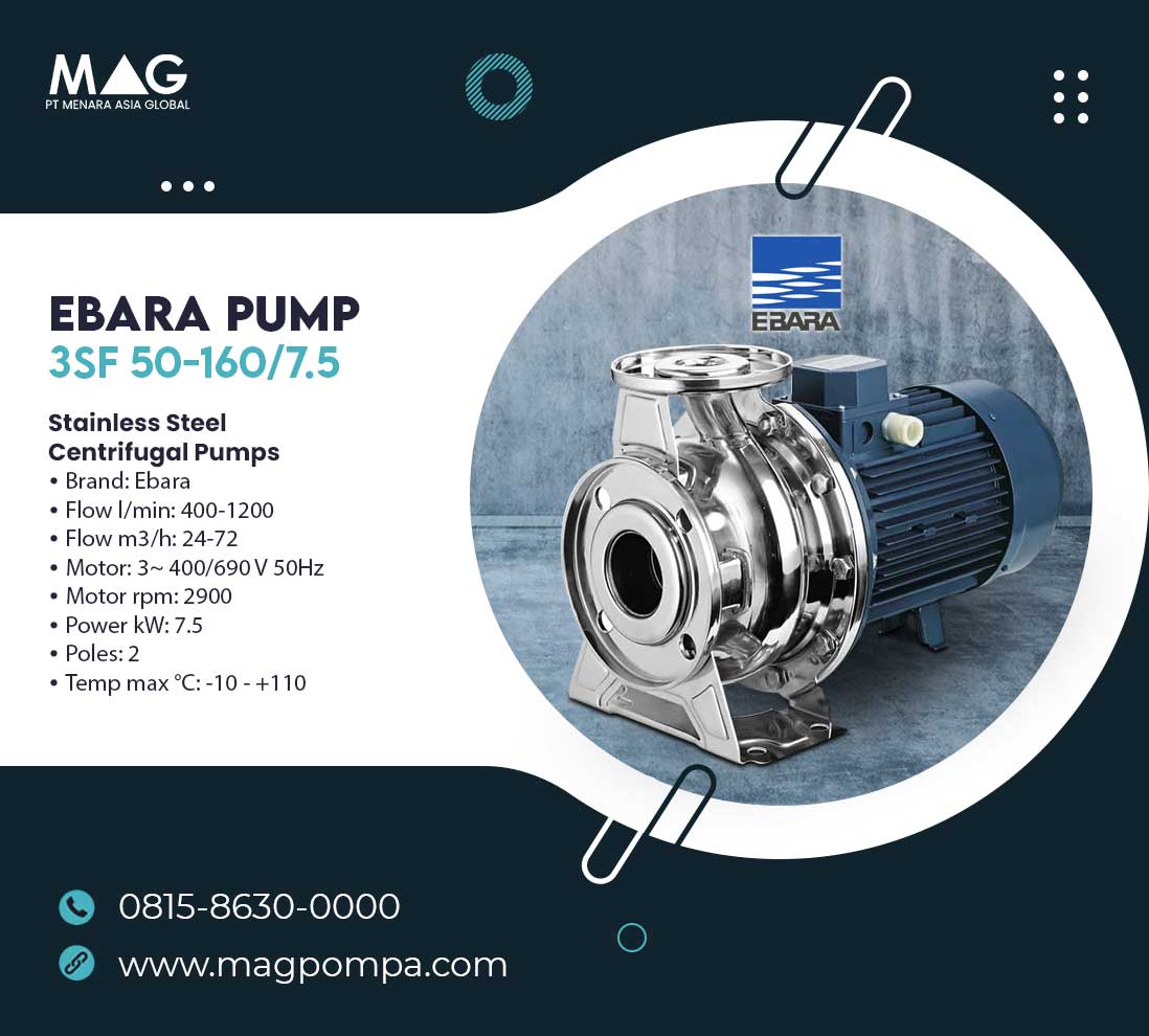 Ebara 3SF 50-160/7.5